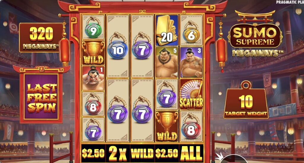 Sumo Supreme Megaways(スモウシュプリームメガウェイズ)の攻略 – 無料デモプレイ | オンカジィ(ONCASY)