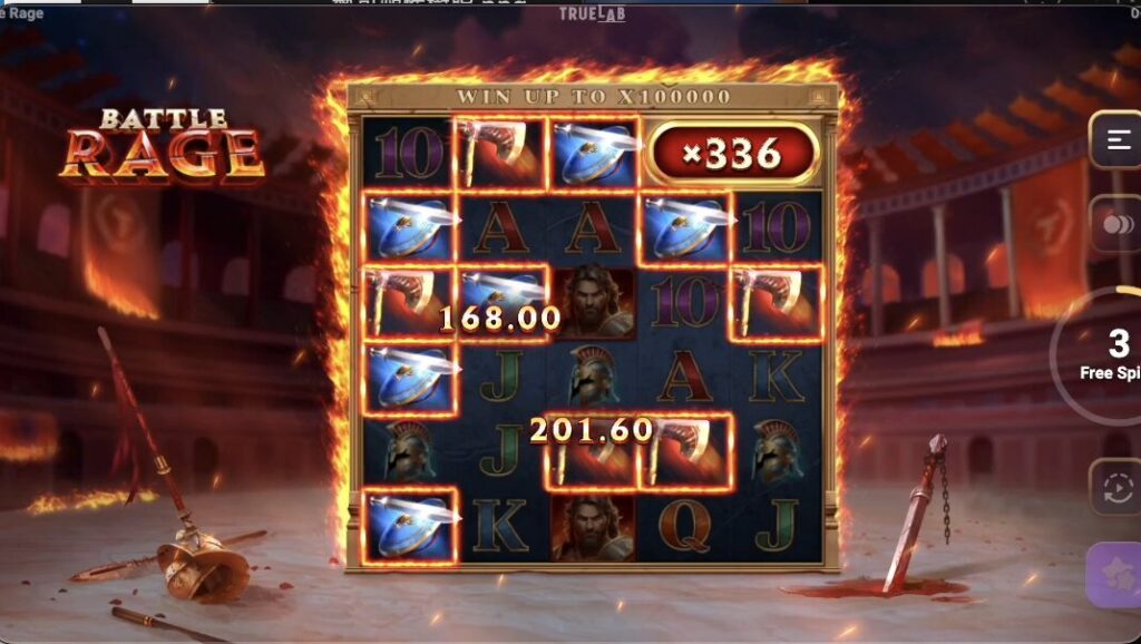 バトルレージ(Battle Rage)の攻略 – 無料デモプレイ | オンカジィ(ONCASY)